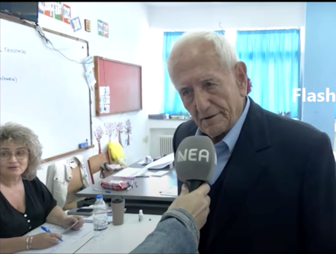 98χρονος Κρητικός: «Όσο λειτουργεί το μυαλό, πρέπει να ψηφίζουμε ...