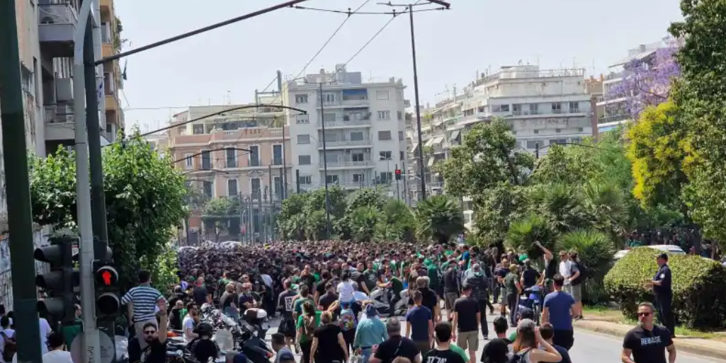 Παναθηναϊκός: 10.000 στο συλλαλητήριο κατά Αλαφούζου (video) | Το Κουτί ...