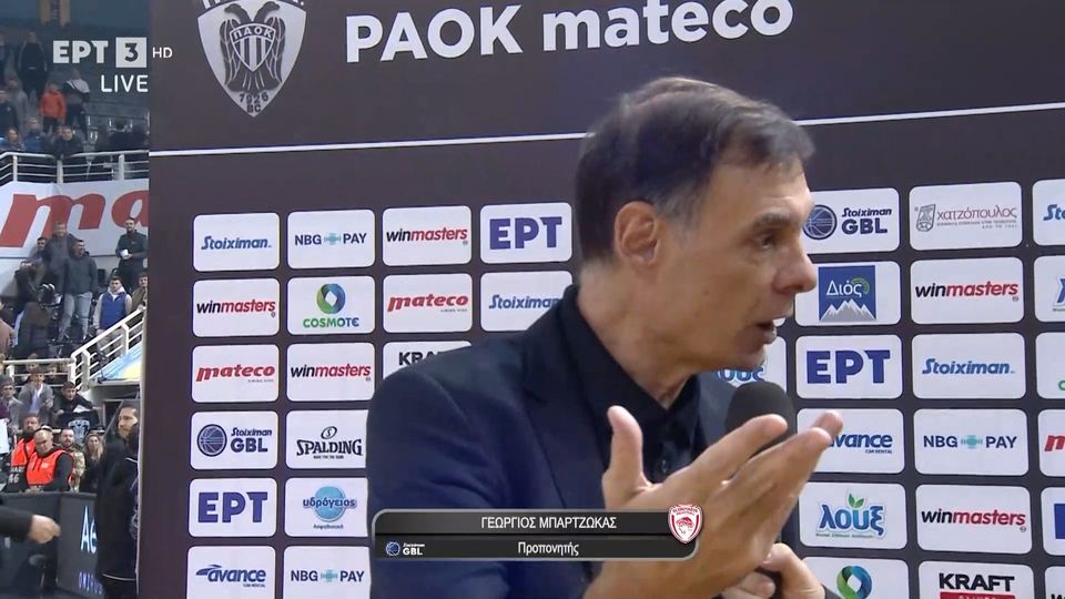 Έξαλλος ο Μπαρτζώκας: «Μας βρίζουν τη μάνα σε όλο το παιχνίδι - Δεν ...
