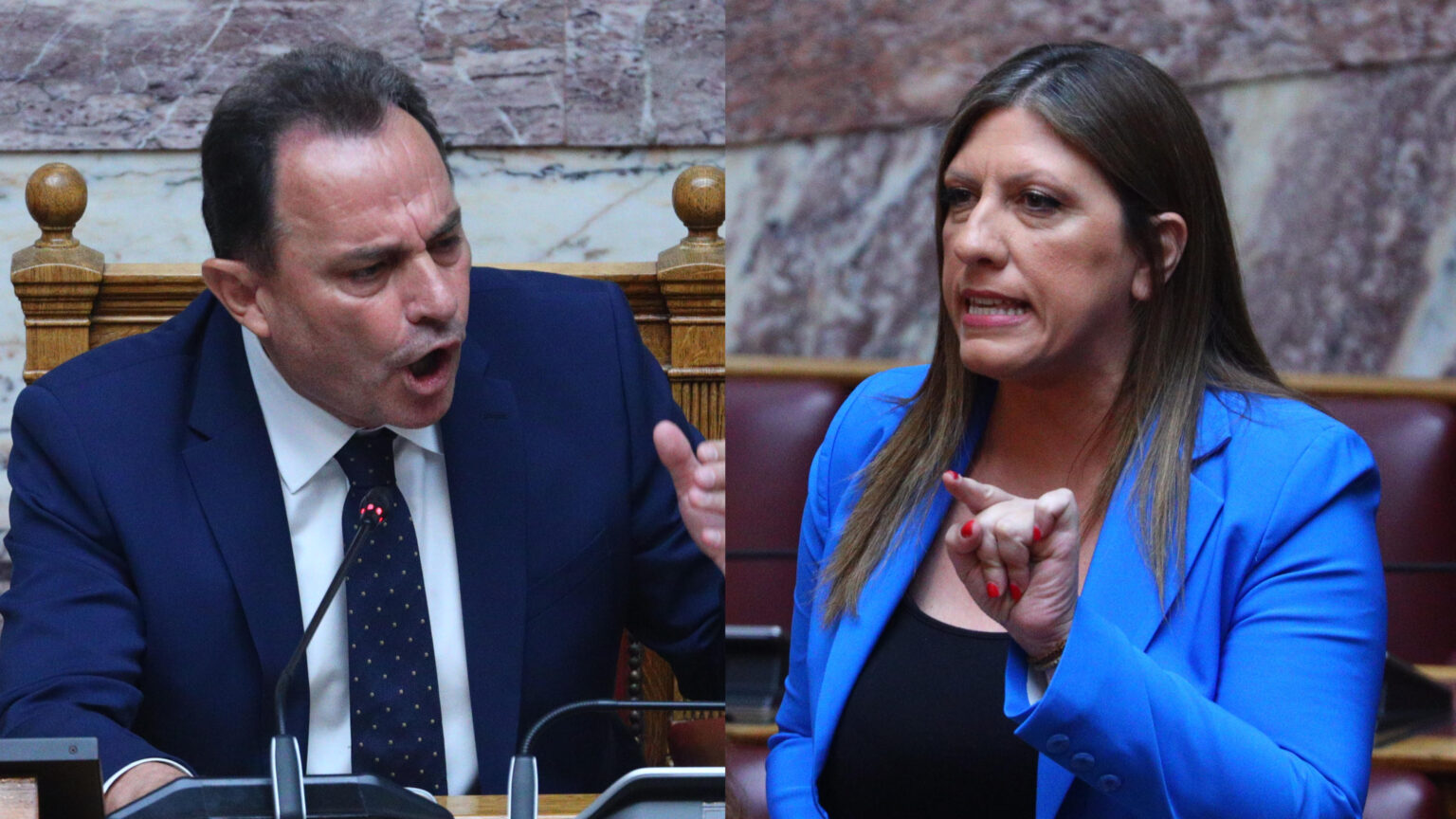 Χαμός στην Βουλή ανάμεσα σε Κωνσταντοπούλου και Γεωργαντά: «Τα χέρια ...