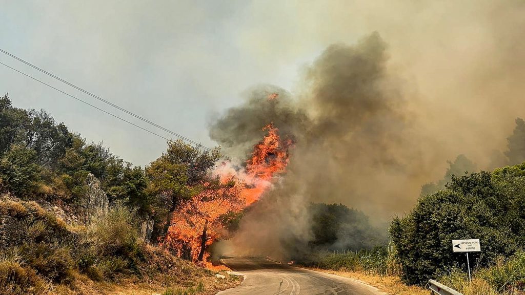 Πυρκαγιές: Ολονύχτια μάχη με τις φλόγες σε Αχαΐα, Χίο, Πρέβεζα και ...